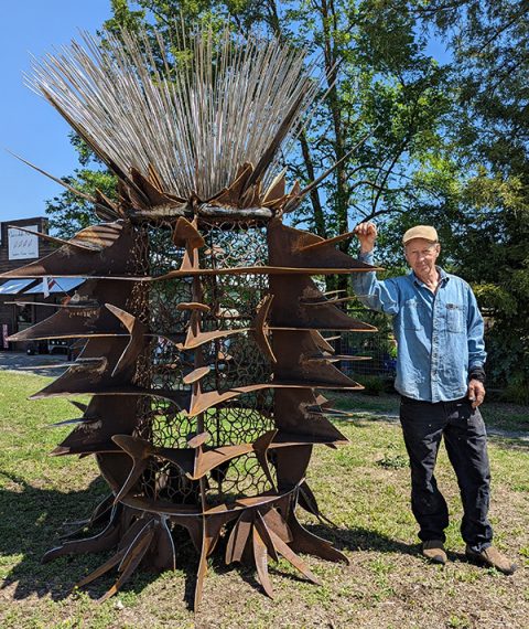 “Thistle” on Sculpture Trail | Cloverdale Connect
